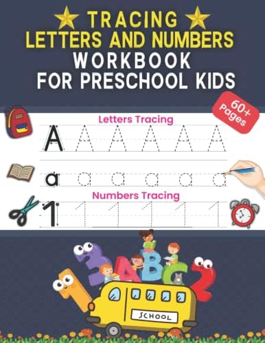 Tracing Letters and Numbers Workbook for Preschool Kids | Pricepulse