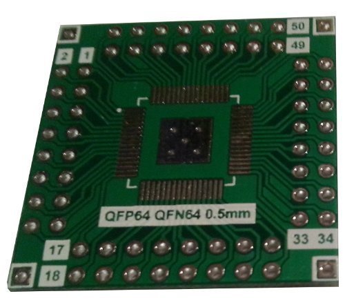 5x SMD Adapterplatine QFN64 / QFP64 / QFP-64: Amazon.de: Elektronik