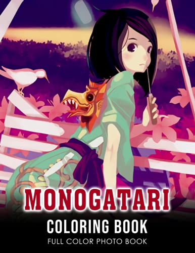Mua Monogatari Coloring Book: Araragi Koyomi Anime Character TV Series ...