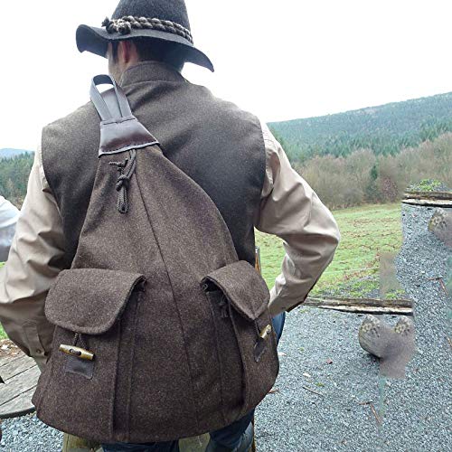 Hubertus Classic German One Strap 15 Backpack - Brown, Superior 100% ...