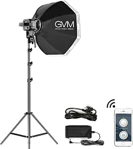 Amazon.com : GVM Great Video Maker 80W Photo LED Studio Lighting Kit ...