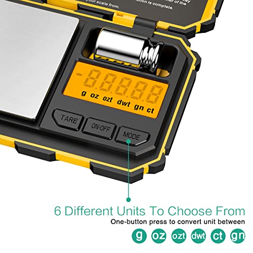 ORIA Digital Pocket Scale, 200g/ 0.01g Mini Scale, Portable Food Scale, Electronic Smart Scale ...