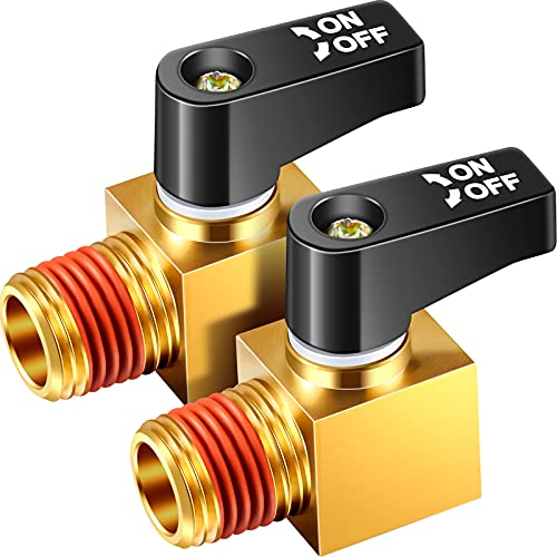 2 Pieces Air Compressor Valve ,Ball Type Drain Valve Brass Mini Ball ...
