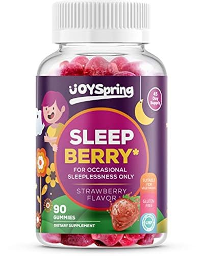 JoySpring SleepBerry Melatonin Gummies - Strawberry Gummies for Sleep ...