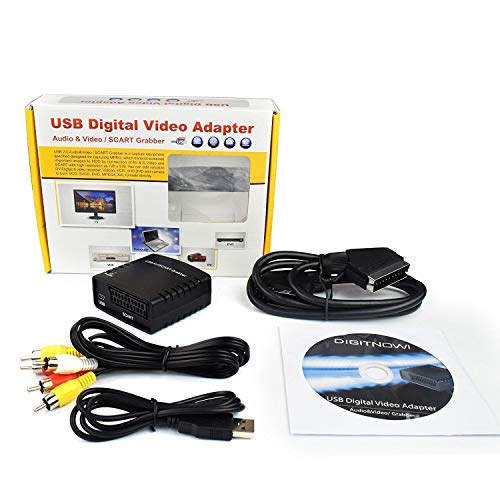 Rybozen Convertidor de Captura de vídeo USB, Scart VHS a DVD Digital ...