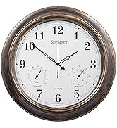 Amazon.com: SkyNature Waterproof Outdoor Clock, 18 Inch Large Outdoor ...