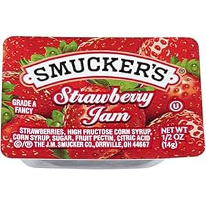 Amazon.com : Smuckers® Strawberry Jam - 200 case 6.25lb : Jams And ...