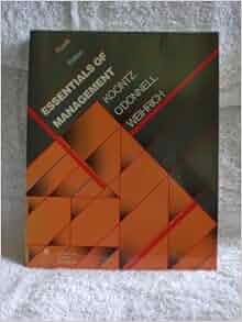 Essentials of Management (Management): Koontz H: 9780070664982: Amazon ...