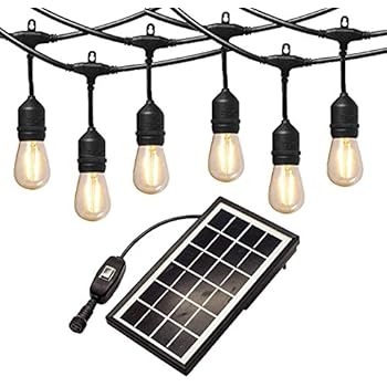 Amazon.com : Ashialight 12 Volt Outdoor String Lights with Hanging ...