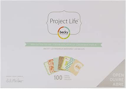 Amazon.com: American Crafts 380042 Project Life Mini Kit-Baby-for Him ...