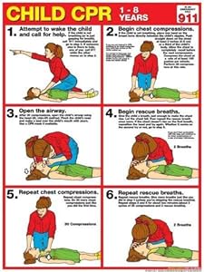 Amazon.com: CPR for Children 18" X 24" Laminated Poster - 2011: Prints ...