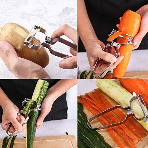 Kitchen vegetable peeler- premium rotary vegetable peeler-comfortable ...