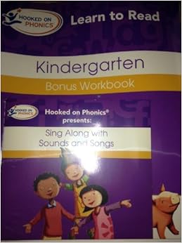 hooked on phonics learn to read kindergarten bonus workbook with sing ...