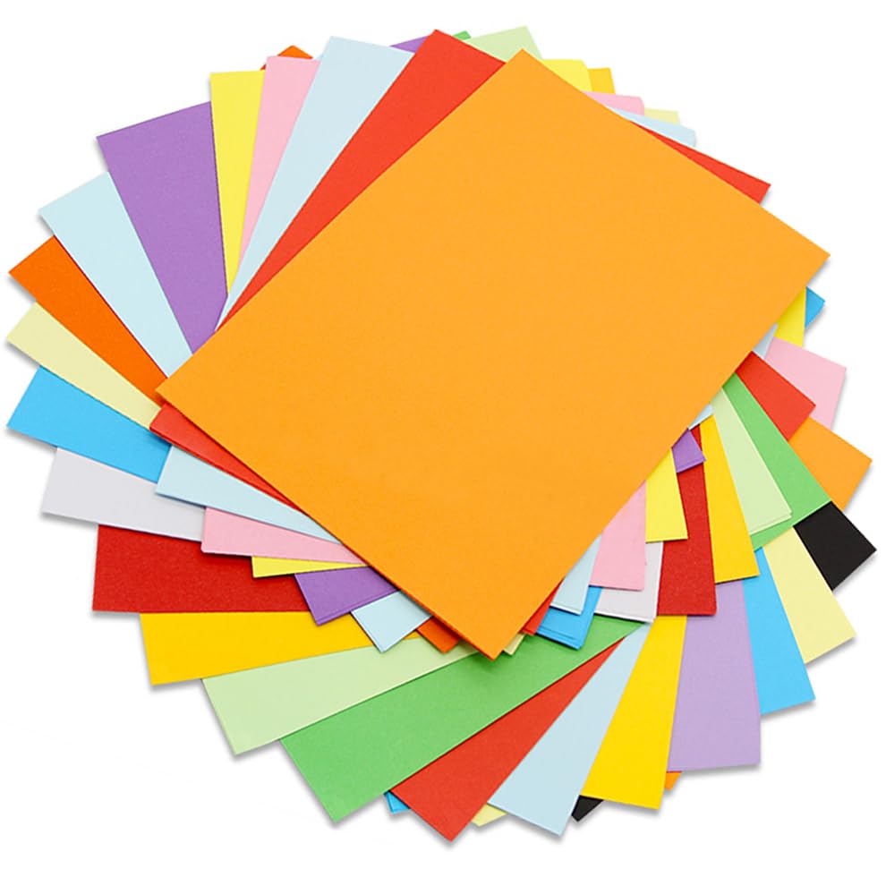 Coloured Paper Card - A4 Assorted Colours 180gm, More Fun Crafting and ...