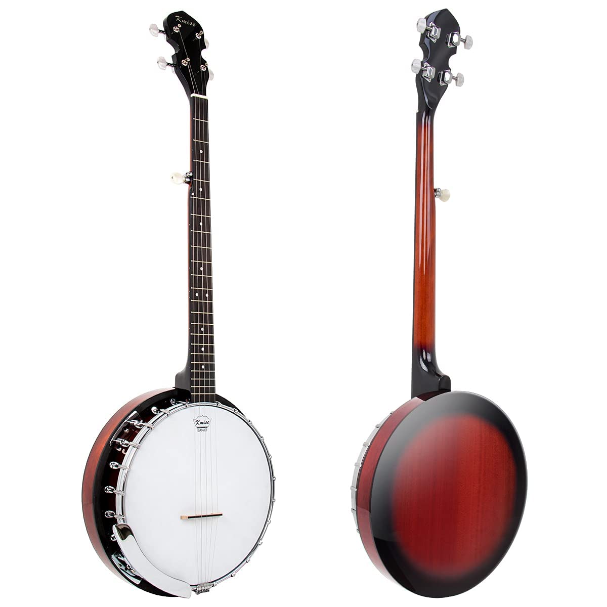 Kmise Banjo 5 String Banjos,Professional Full Size 38 Inch Open Or ...