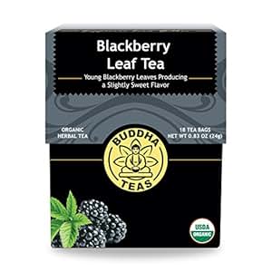 Amazon.com : Organic Blackberry Leaf Tea - Kosher, Caffeine-Free, GMO ...