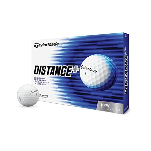 TaylorMade Distance Plus Golf Balls (One Dozen) - Deportivos.com