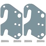 Amazon.com: 4Pcs Universal Wood Bed Rail Hook Plates for Beds Frame ...