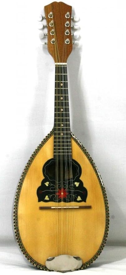 Musikalia Mandoline plate, style portugais, en palissandre, riche ...