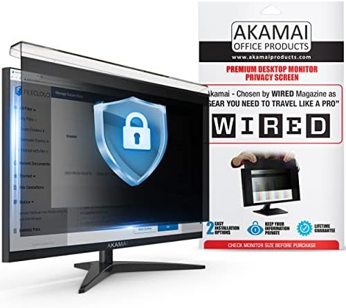 23-24 Inch Acrylic Removable Monitor Privacy Screen - LCD Blackout ...