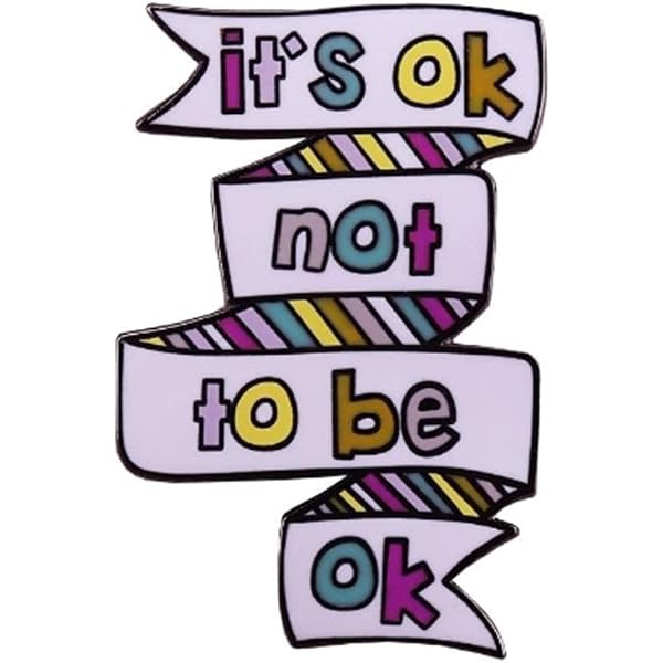 End The Stigma Enamel Pin Stop Mental Illness Brooch