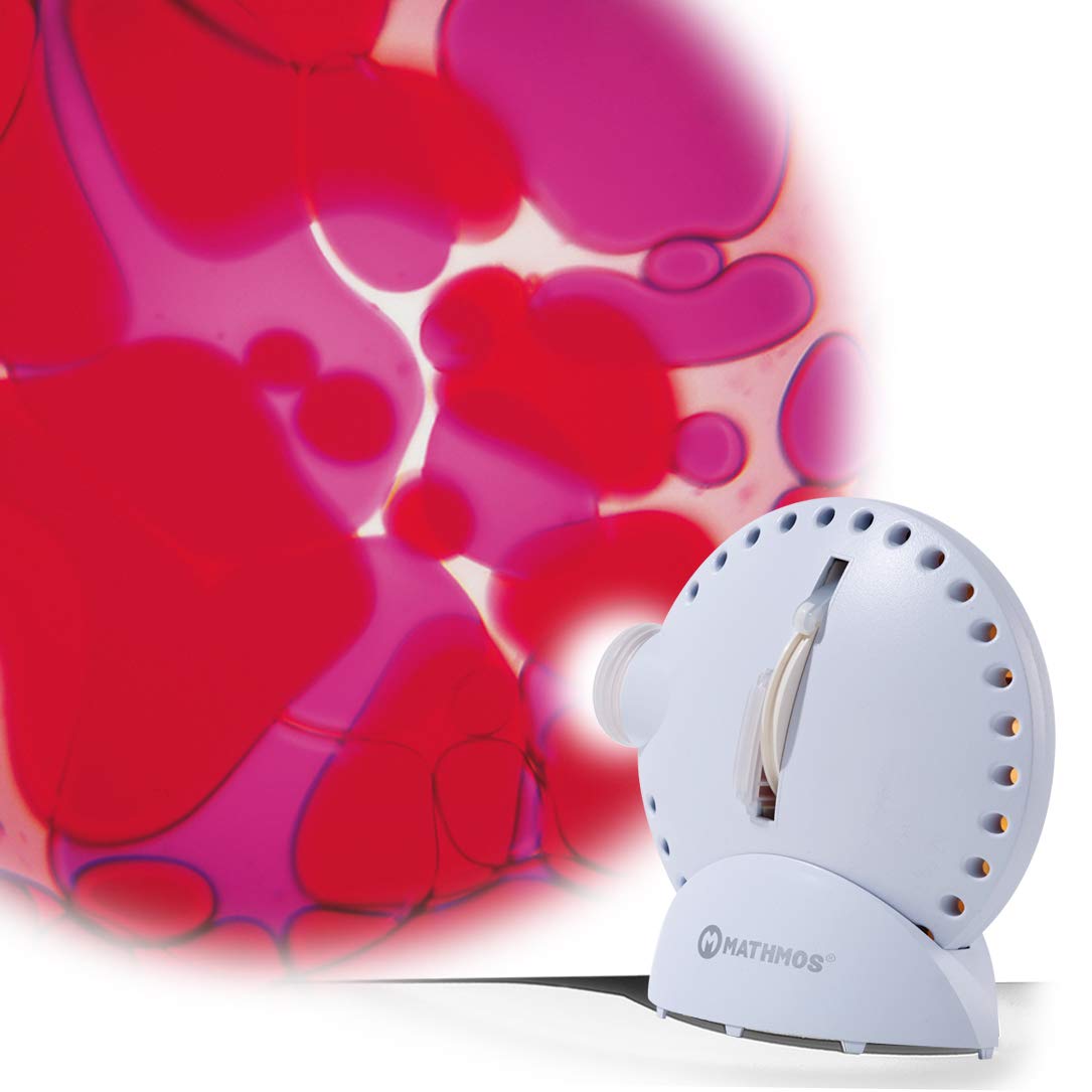 Mathmos Sensory Room Projector - White with Lava Lamp Effect Wheel ...