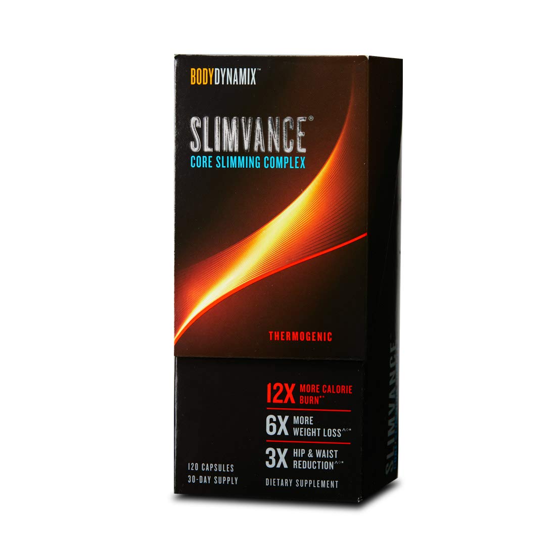GNC BodyDynamix Slimvance Core Slimming Complex - Thermogenic (120 ...