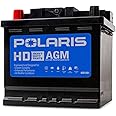 Amazon.com: Polaris Heavy Duty AGM Battery for Highly Accessorized ...