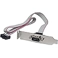 Amazon.com: StarTech.com 1 Port 16-Inch DB9 Serial Port Bracket to 10 Pin Header - Low Profile ...
