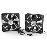 ELUTENG USB Fan 80mm 2 In 1 Computer Fan 5V 80 mm Fan 2700RPM 32CFM ...