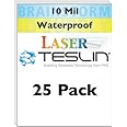 Amazon.com : Teslin® Synthetic Paper - 8.5" x 11" Sheet for Laser ...
