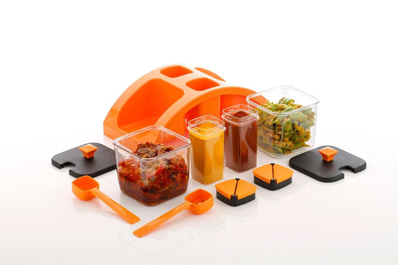 Buy SURPLAST Spice and Pickle Container Set/Achar Pot Set - Chutney ...