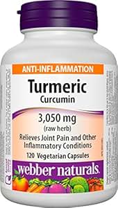 Webber Naturals Turmeric, 600mg, 120 Count: Amazon.ca: Health ...