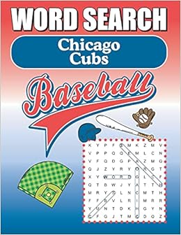 Buy Chicago Cubs Word Search: Word Find Puzzle Book For All Cubs Fans ...