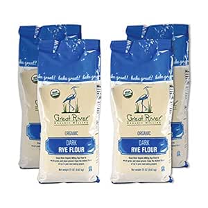 Amazon.com : Great River Organic Milling, Specialty Flour, Dark Rye ...