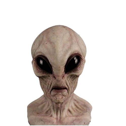 Generic Halloween Realistic Alien Mask Scary Horror Alien Latex Mask ...