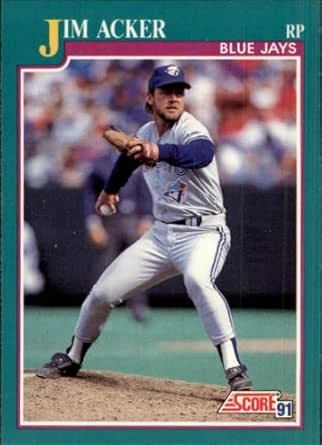 Amazon.com: 1991 Score Baseball Card #122 Jim Acker : Collectibles ...