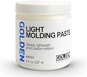Amazon.com : Golden Artist Colors - Light Molding Paste - 8 oz Jar ...