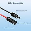 Slocable Solar Cable Entry Gland with 10ft 10awg Cable, UV Resistance ...