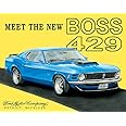 Amazon.com: Poster Discount Ford Mustang Meet the New Boss 429 Car ...