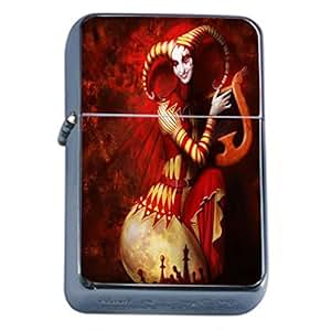 Amazon.com: Evil Clowns Scary Horror Flip Top Oil Lighter S11 Smoking ...