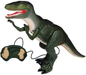 Remote-Control Walking Velociraptor by Mighty Megasaur : Amazon.es ...
