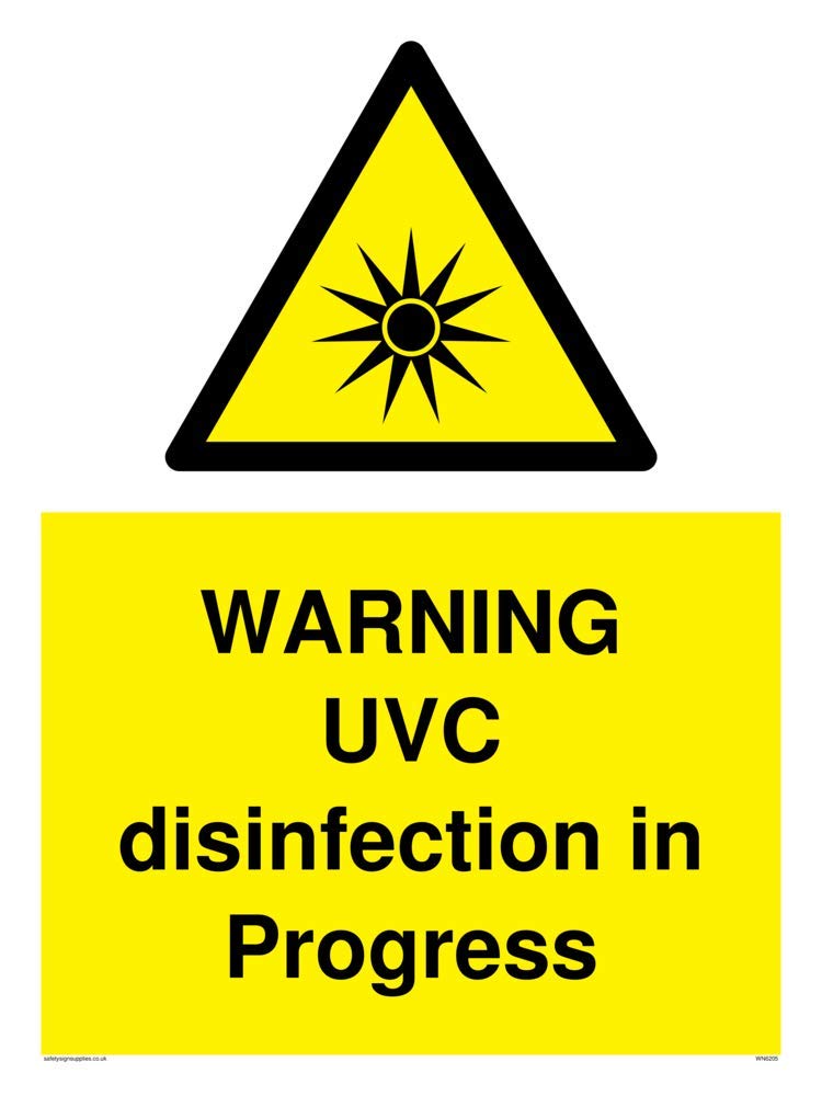 WARNING UVC disinfection in progress – BigaMart