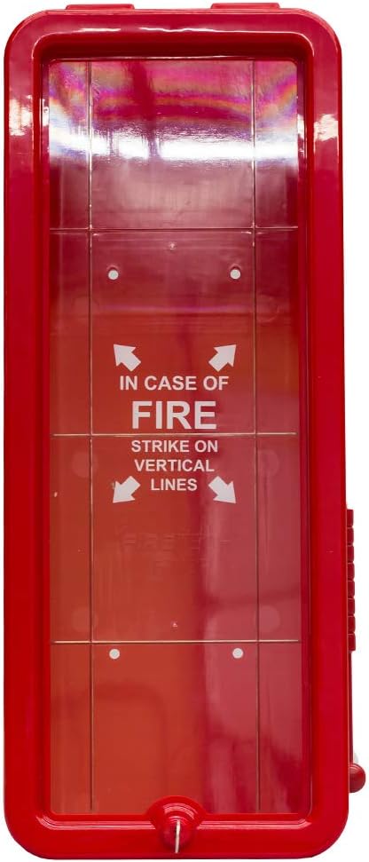 Amazon.com: 10# Fire Extinguisher Cabinets Indoor/Outdoor - Red - Lot ...