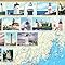 Maine Lighthouses Illustrated Map & Guide Laminated Poster: Bella ...