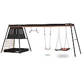 Amazon.com: VULY 360 Pro Max Medium 2 Bay - Backyard Metal Swing Set ...