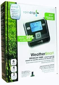 Amazon.com : Raindrip RSC6001 WeatherSmart Water Timer : Outdoor Timer ...