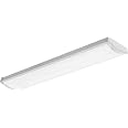 Lithonia Lighting 4 Foot LED Ceiling Light Fixture, 4 Ft LED Shop Light ...