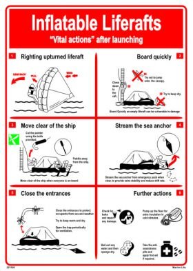 Sticker Signal IMO 221503 – Impa 331503 White Vinyl. Poster Life Rafts ...