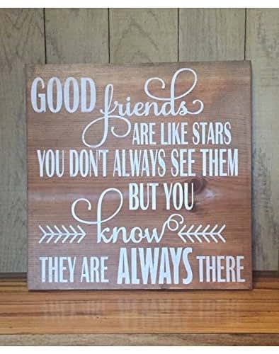 Amazon.com: Good friends are like stars, gift for her, best friend gift ...